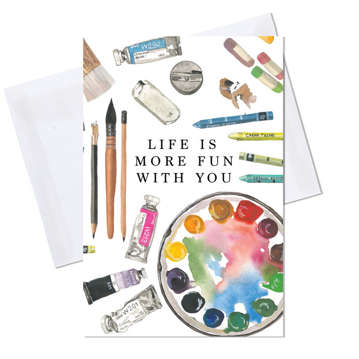 Art Supplies Card – Emily Bourassa Studio